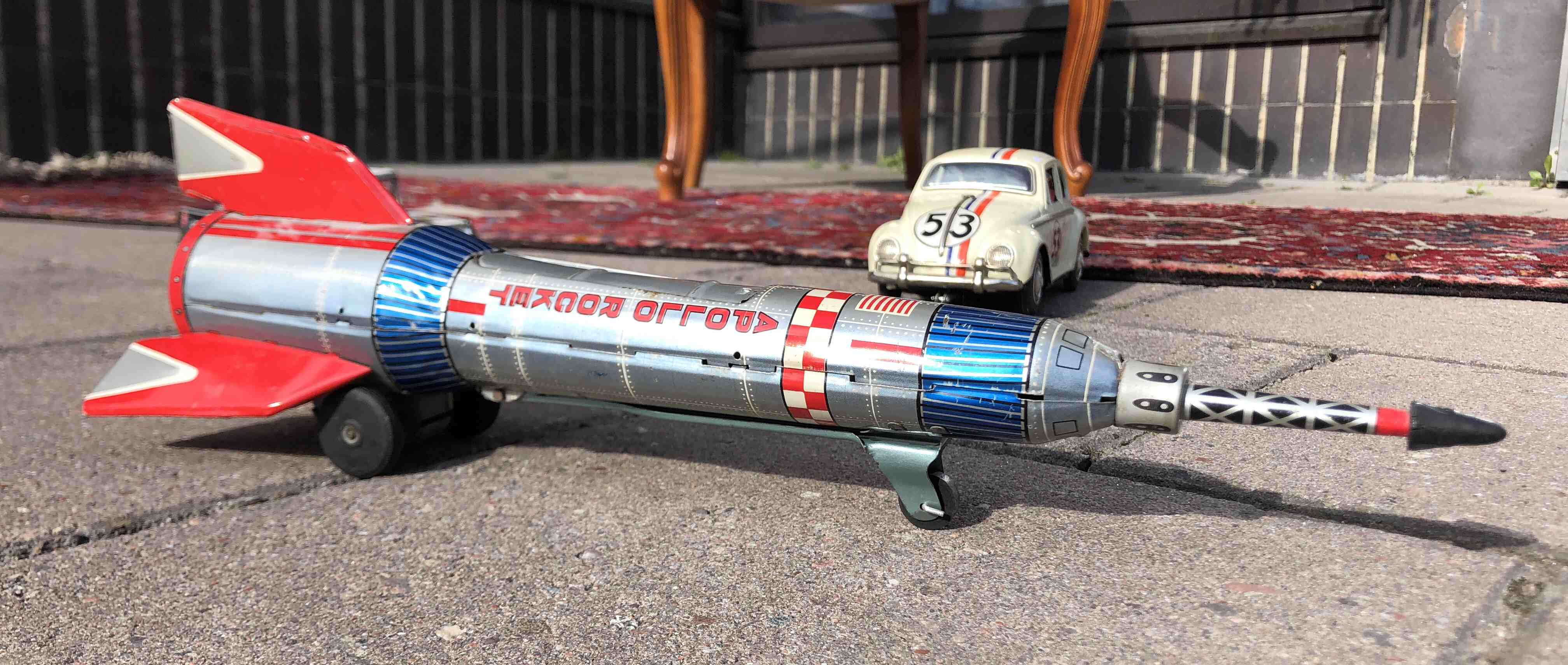 RAKETTI PELTILELU | Antiikkiliike Wanha Elias