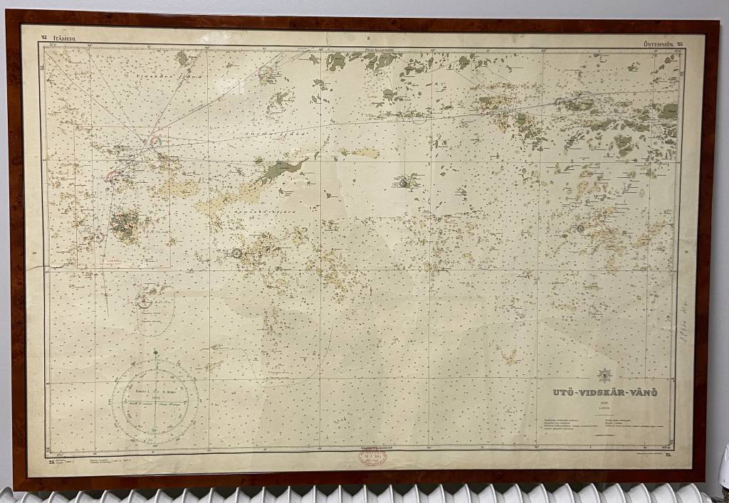 MERIKARTTA UTÖ | Antiikkiliike Wanha Elias