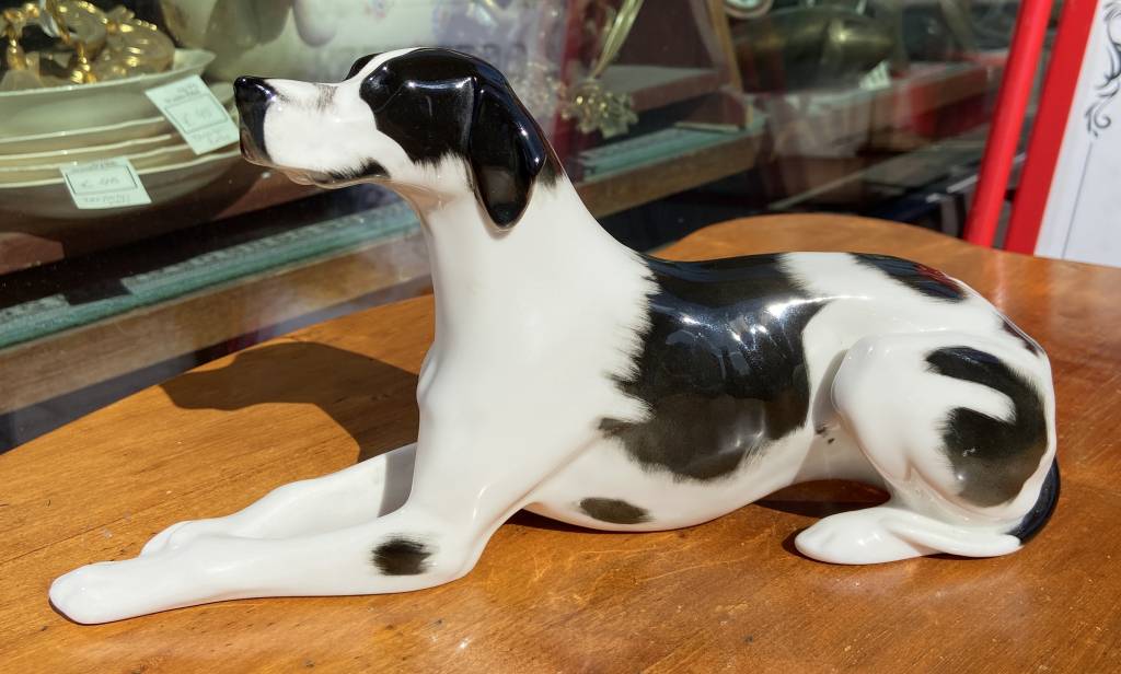 ISO LOMONOSOV KOIRA FIGUURI | Antiikkiliike Wanha Elias